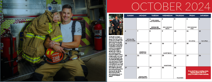 Firefighter Calendar